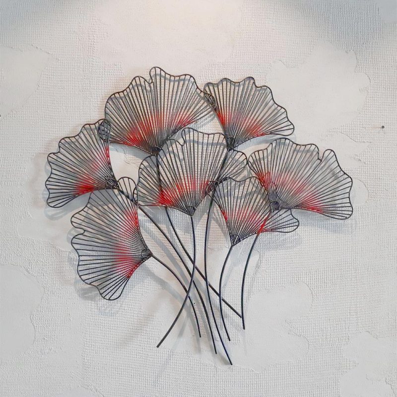 Wrought Iron Floral Wall Decor - All Home Living
