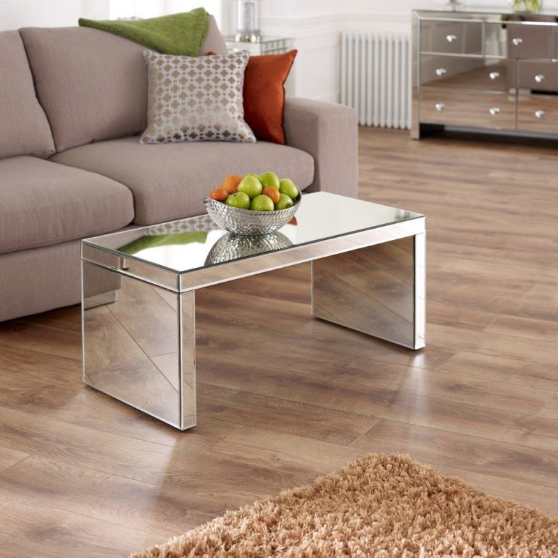 Venetian Mirrored Coffee Table - Small - All Home Living